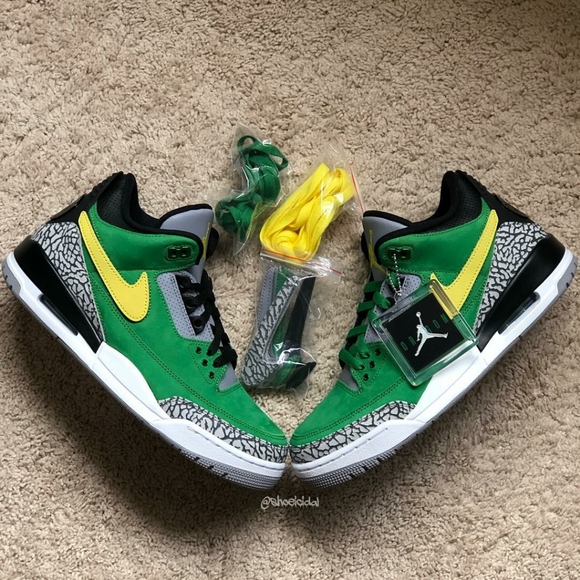 Shoes | Authentic Jordan 3 Oregon Ducks Tinker | Poshmark